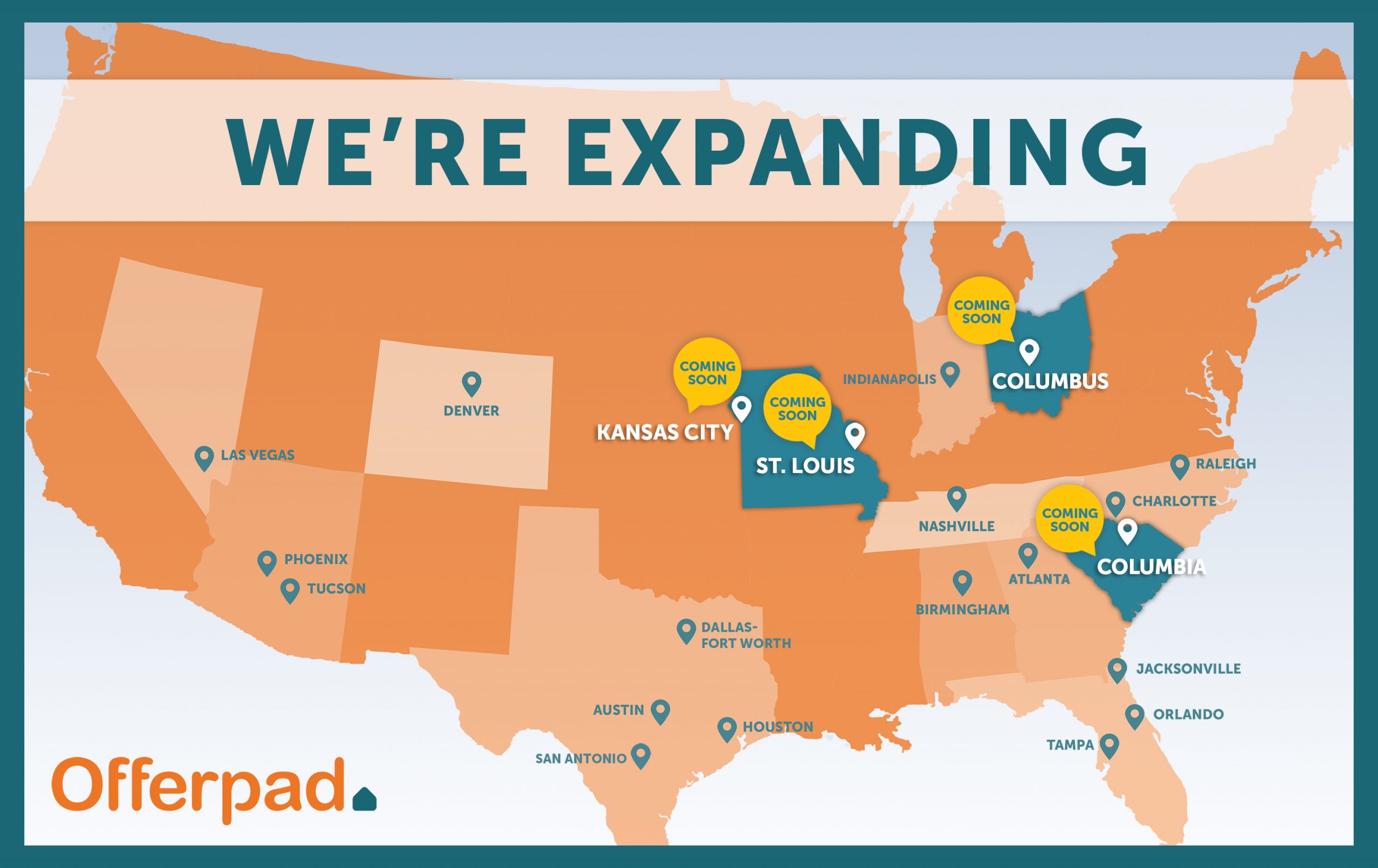 Offerpad Reveals 2021 Expansion Plans in Midwest and Southeast - Offerpad